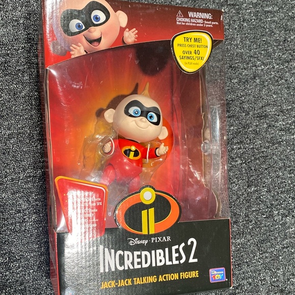 Disney | Toys | Disney Pixar Incredibles 2 Talking Jackjack Action ...